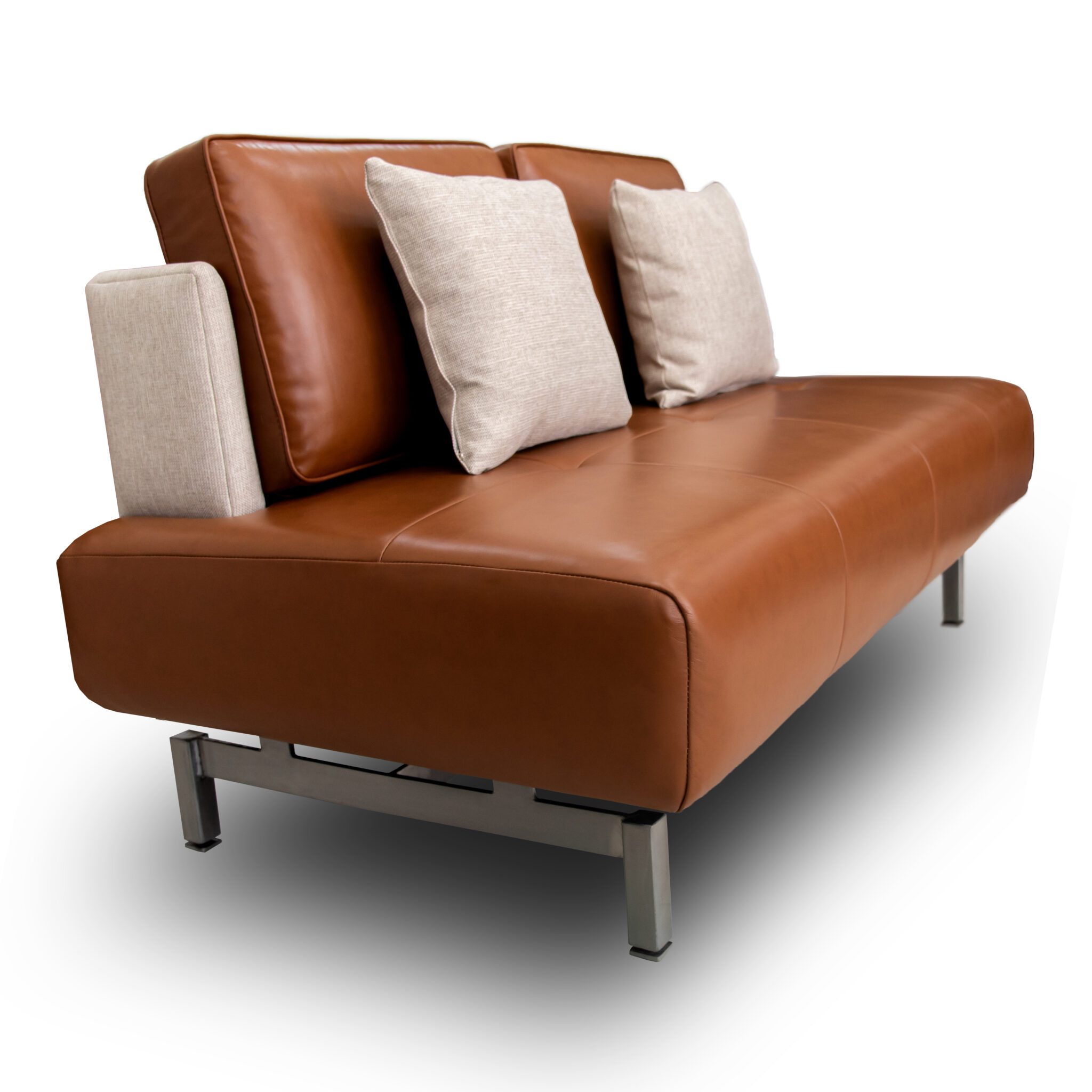 SFS17 | Indulge in the refined elegance of our leather loveseat, a ...