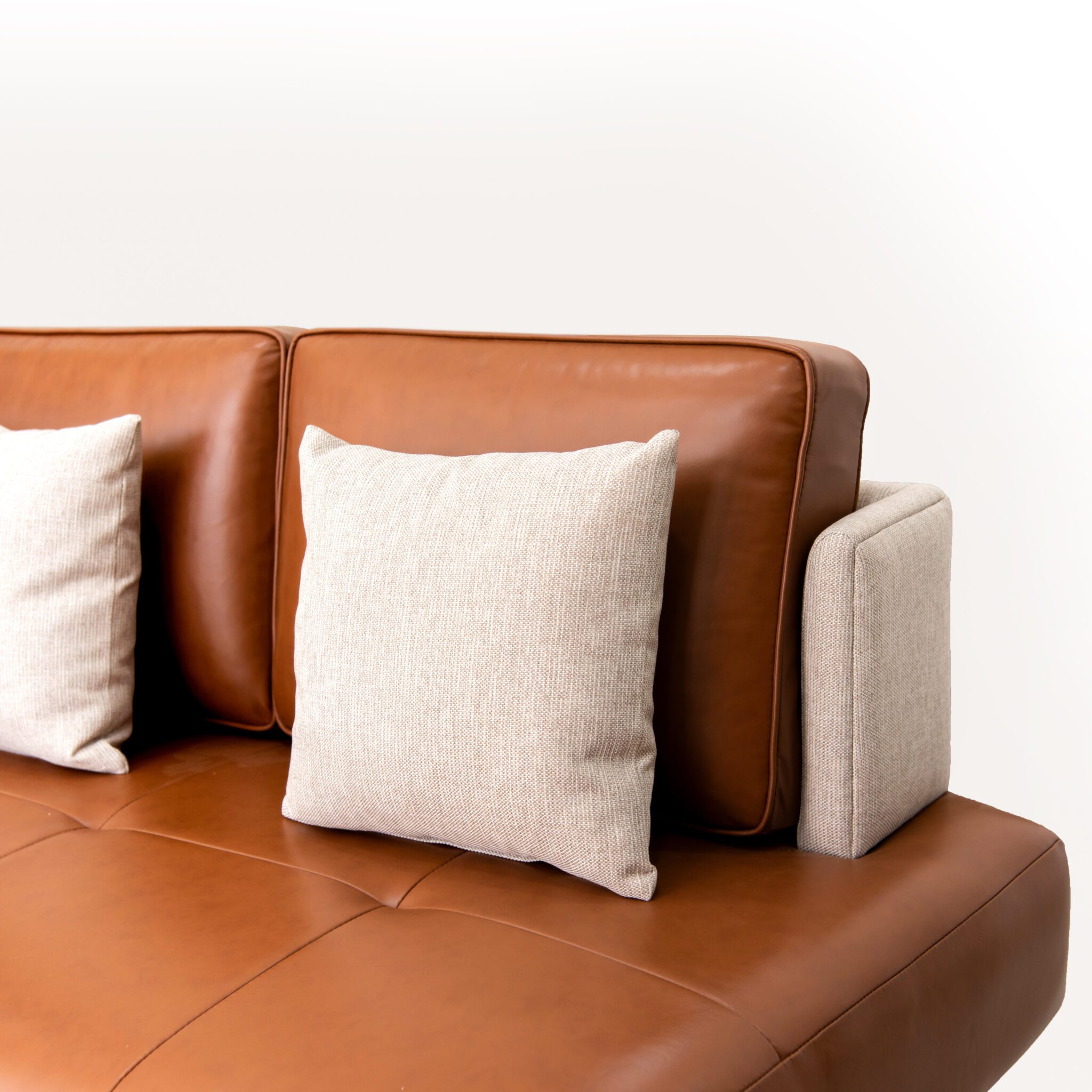 SFS17 | Indulge in the refined elegance of our leather loveseat, a ...